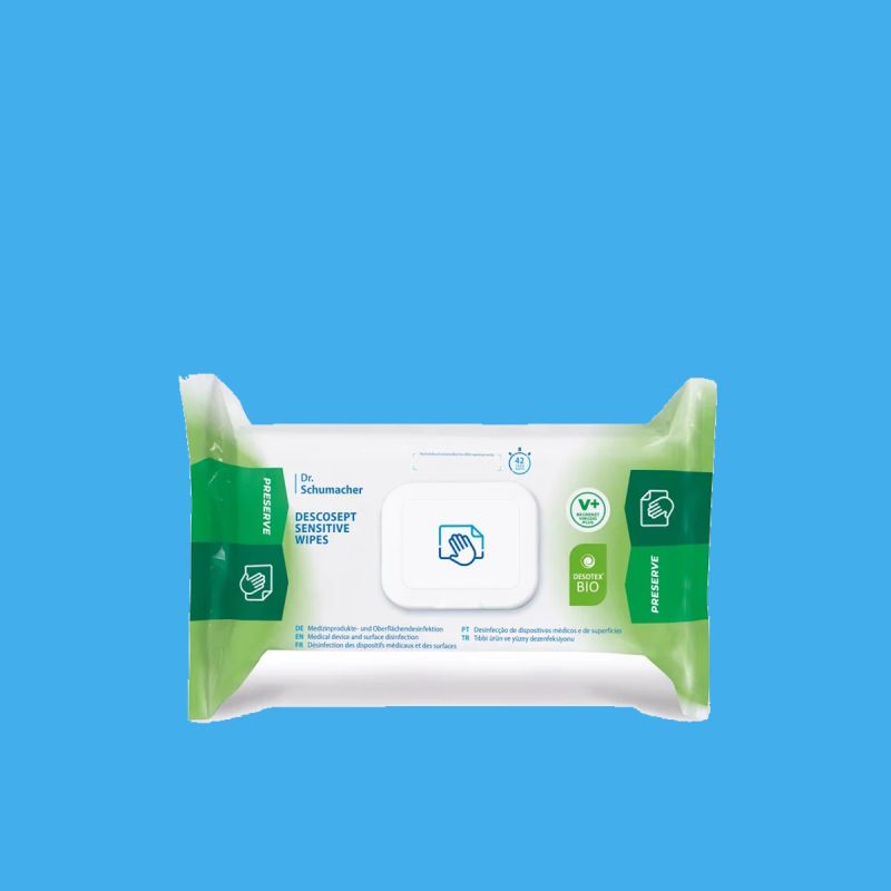 Descosept Sensitiv Schnelldesinfektionstücher 20x22cm im Spenderpack ...